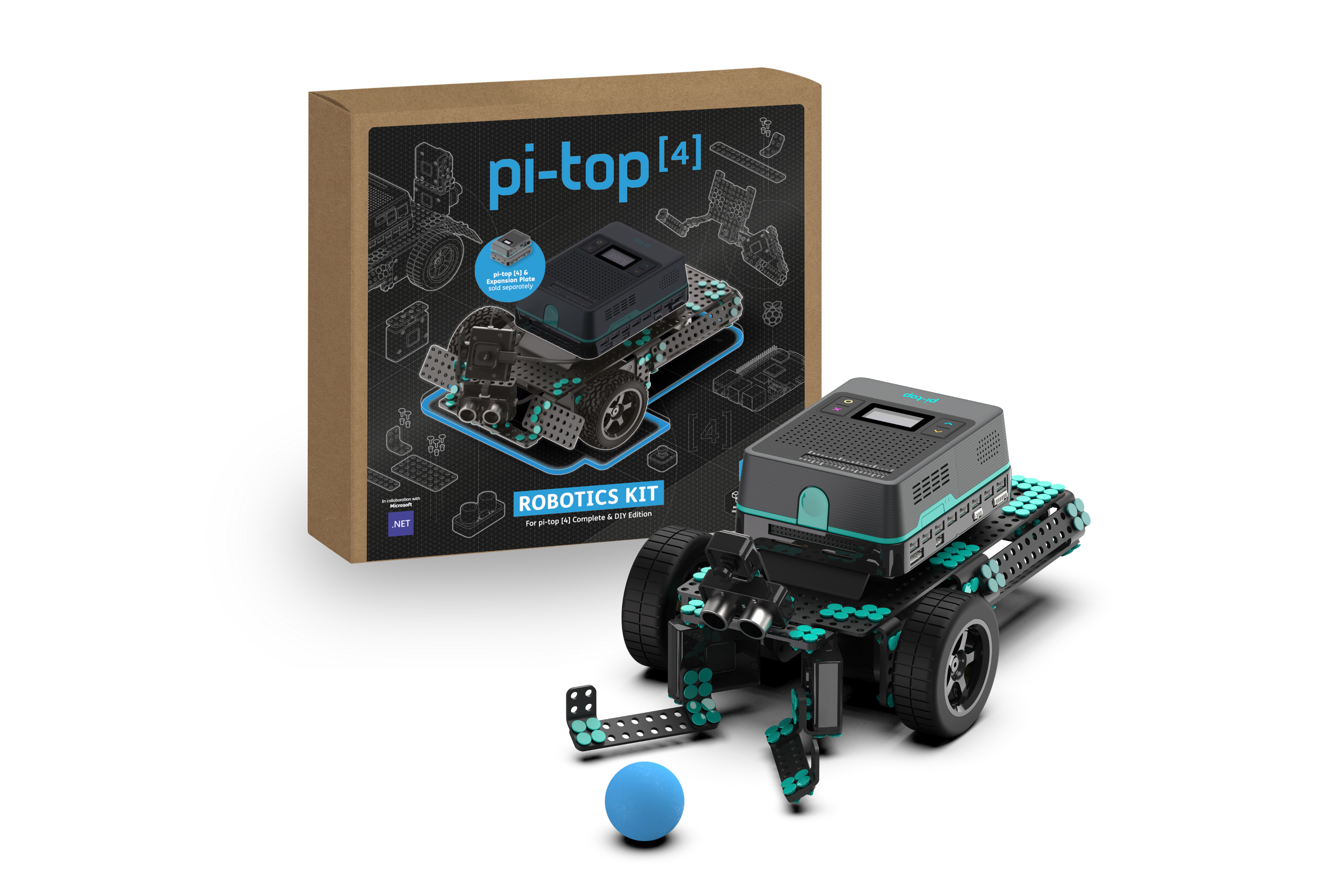 pi-top 4 Robotics Kit and Expansion Plate - pi-top | DigiKey